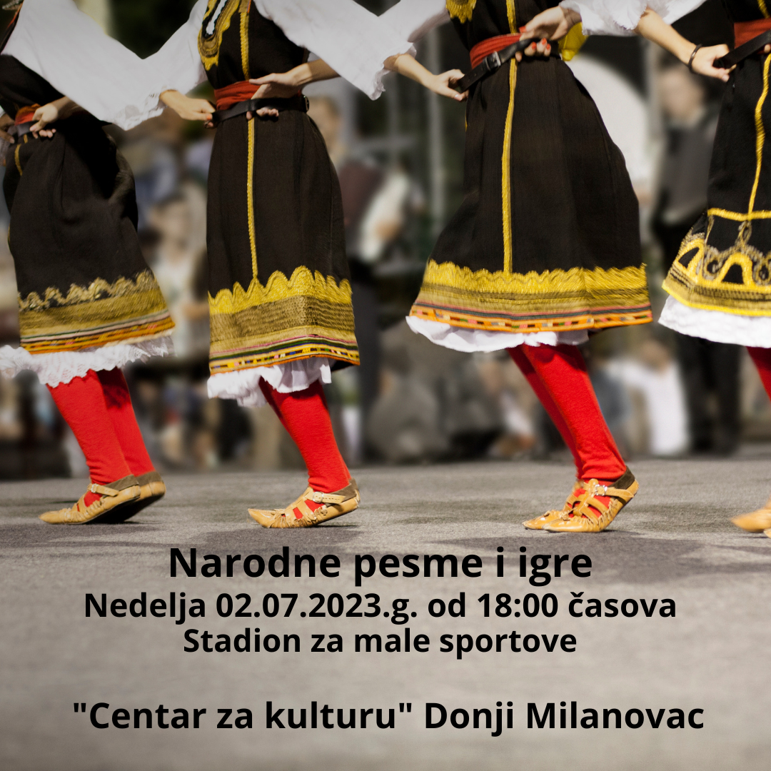 Narodne pesme i igre u Donjem Milanovcu