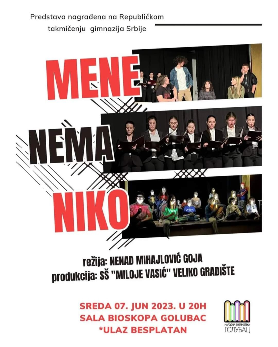 "Mene nema niko" u Golupcu
